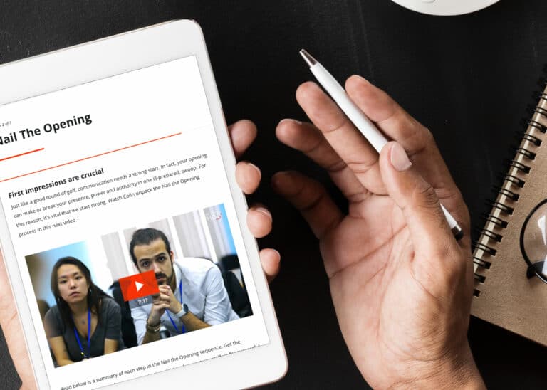 The Colin James Method | Training for Companies & Professionals